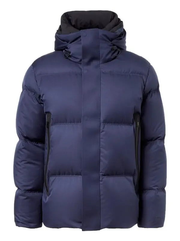 Zegna Padded Puffer Jacket - Blue