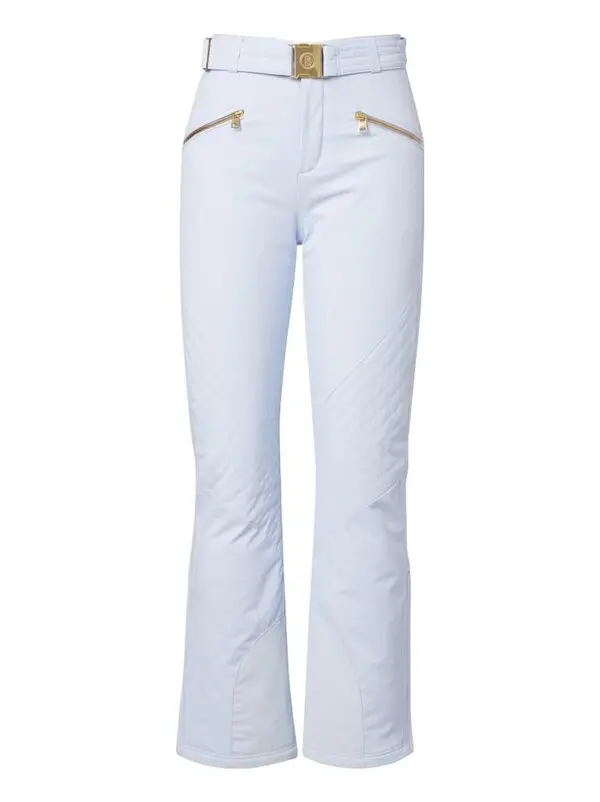 Bogner Franzi Belted Ski Pants Powder Blue - White