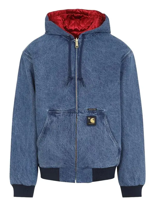 Carhartt Work In Progress 50 Years Anniversary Og Active Jacket Denim - 3fz12 Blue / Usa Red