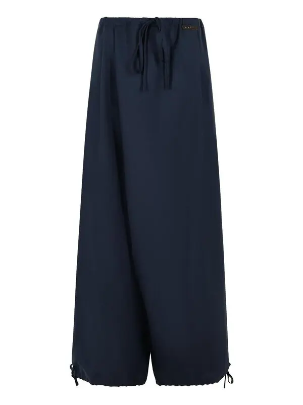Marni Virgin Wool Trousers - Blue