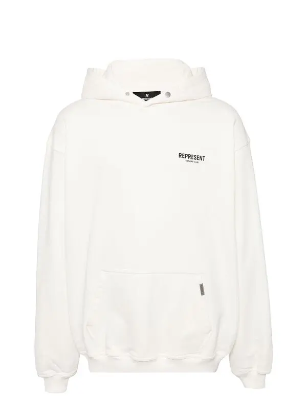 REPRESENT Hooded Sweatshirt - White