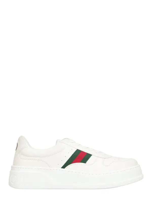 Gucci Low-top Leather Sneakers - White