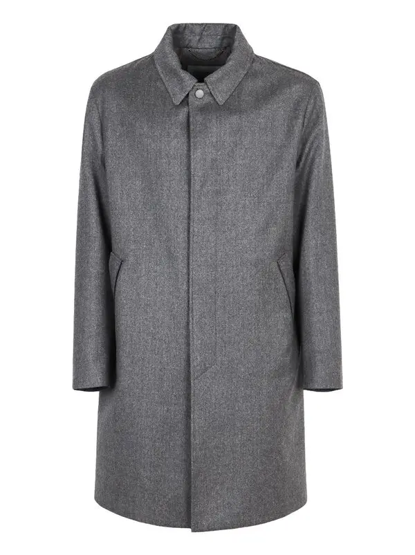 Canali Wool Coat - Grey