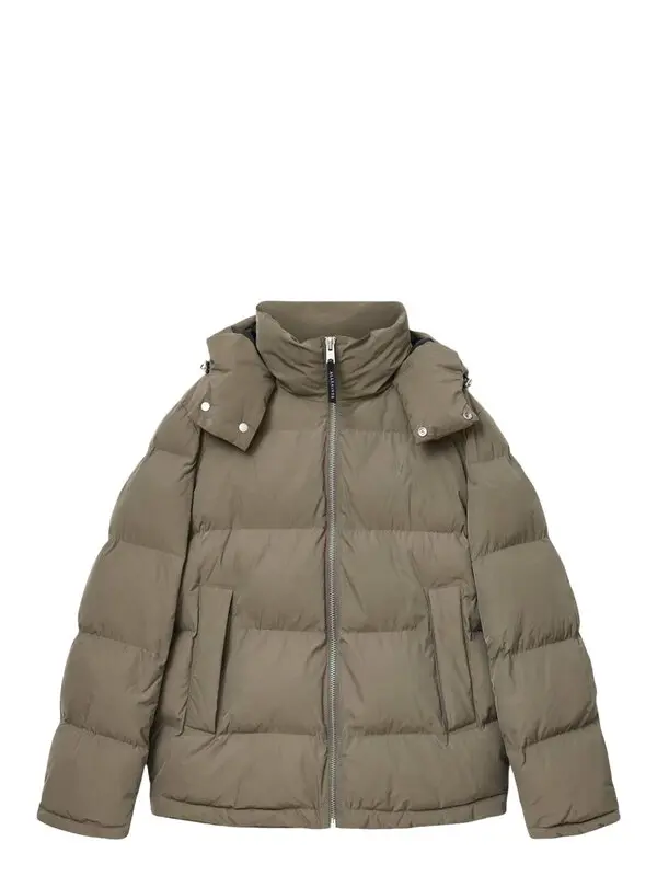 ALLSAINTS Ramskull Marlo Puffer Jacket - Brown