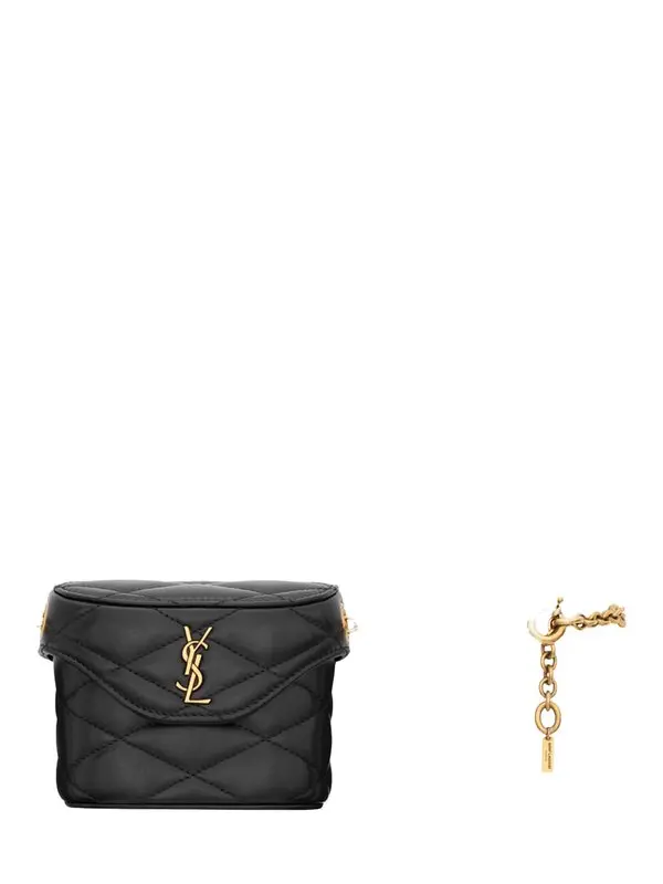 Saint Laurent June Chain Belt Bag - Black