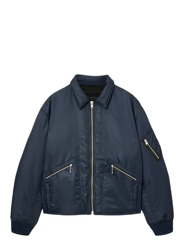 ALLSAINTS Fallon Bomber Jacket - Blue