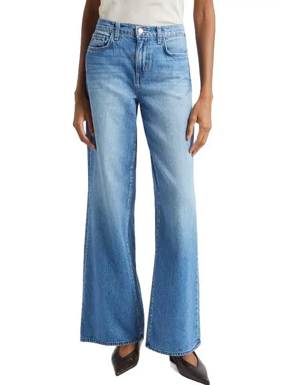 L'Agence Alicent High-waist Wide-leg Jeans - Figueroa
