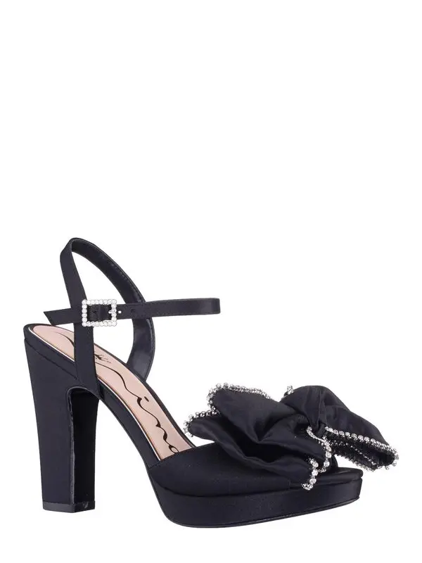 Nina Sarai Platform Sandal - Black