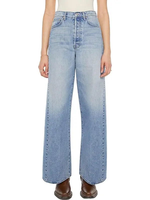 MOTHER Pipe Dream High-waist Wide-leg Jeans - Leap At The Chance