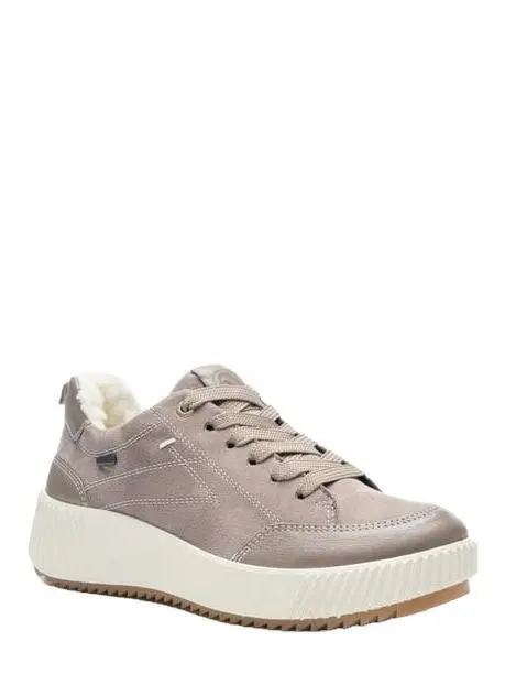 ARA Delphi Gore-tex™ Waterproof Lace-up Sneaker - Moon/cashmere