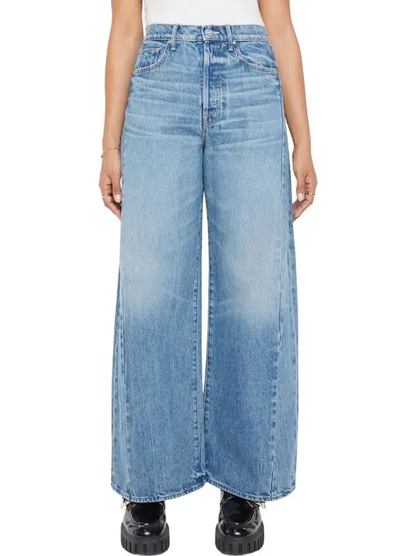 MOTHER Pipe Dream High-waist Wide-leg Jeans - Folk Star