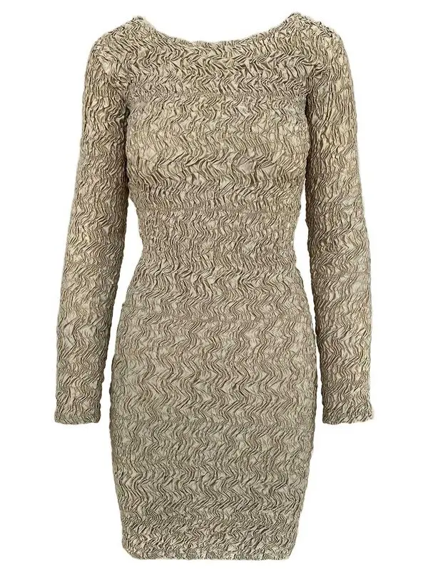 CONTESSA MILLS Blair T-shirt Dress - Dark Champagne