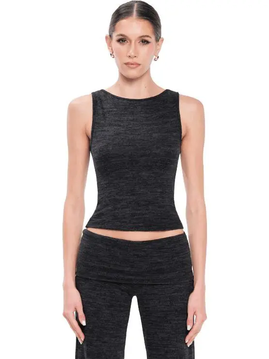 OW Nita Knit Tank Top - Dark Grey
