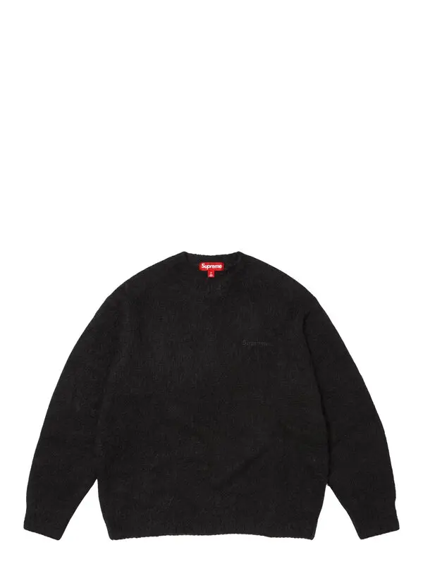 Supreme Brushed Mohair Sweater - Black