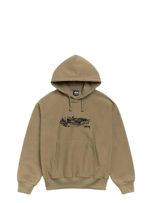 StÜssy Fawn Graphic Hoodie - Tan