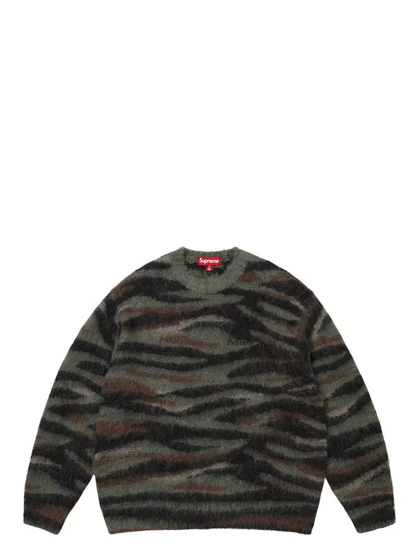 Supreme Brushed Mohair Sweater - Green