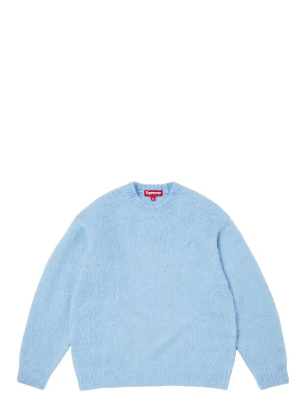 Supreme Brushed Mohair Sweater - Blue