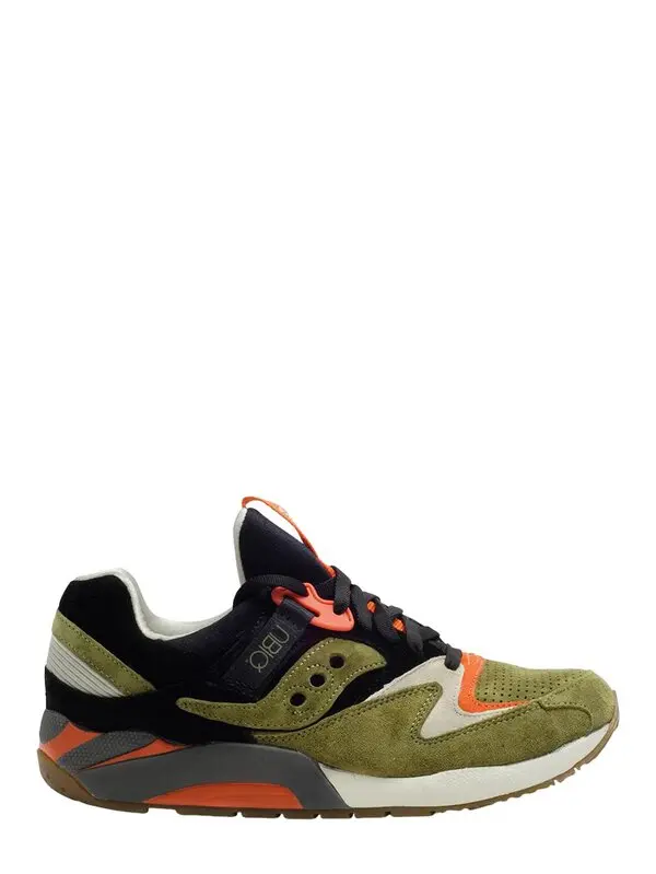 Saucony Ubiq X Grid 9000 'dirty Martini' Sneakers - Green