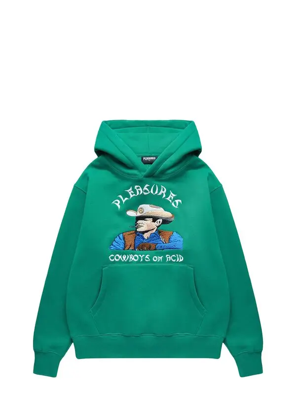 PLEASURES Rhythm Hoodie - Green