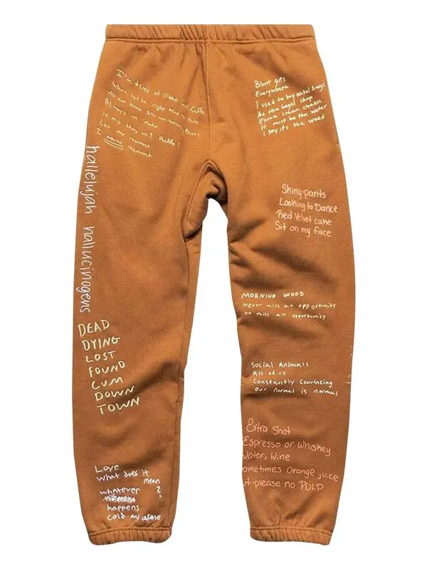 PLEASURES Remote Sweatpant - Brown