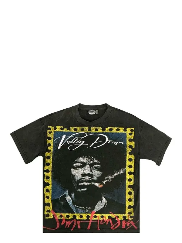 VALE FOREVER Jimi Hendrix Graphic Tee - Black