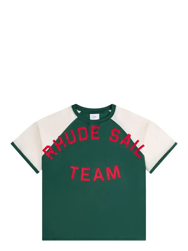 Rhude Oil Corp Raglan T-shirt - Green