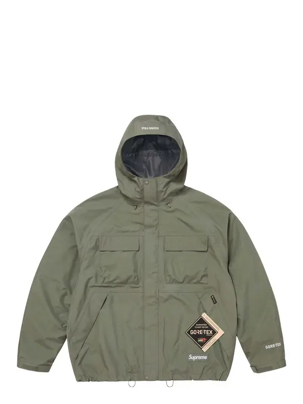 Supreme X Wu-tang Clan Gore-tex Shell Jacket - Green