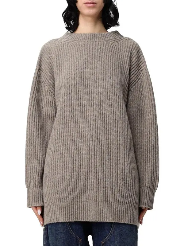 MAISON MARGIELA Ribbed Knit Sweater - Beige