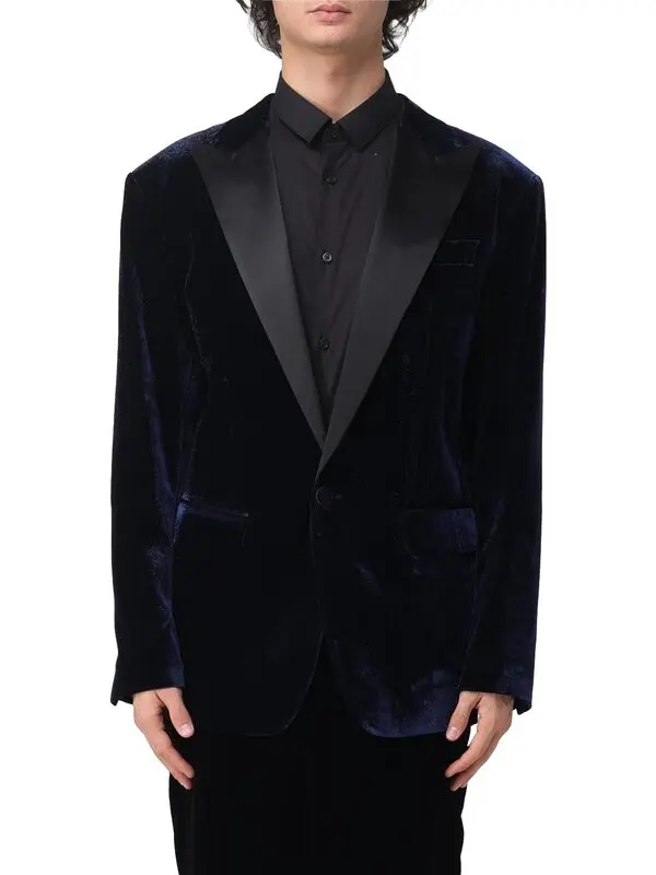 Dsquared2 Velvet Blazer - Blue
