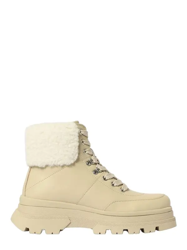 BOSS Lace Up Boots - Beige