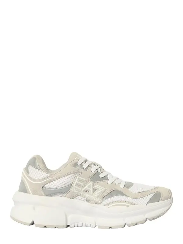 EA7 Lace Up Sneakers - Grey
