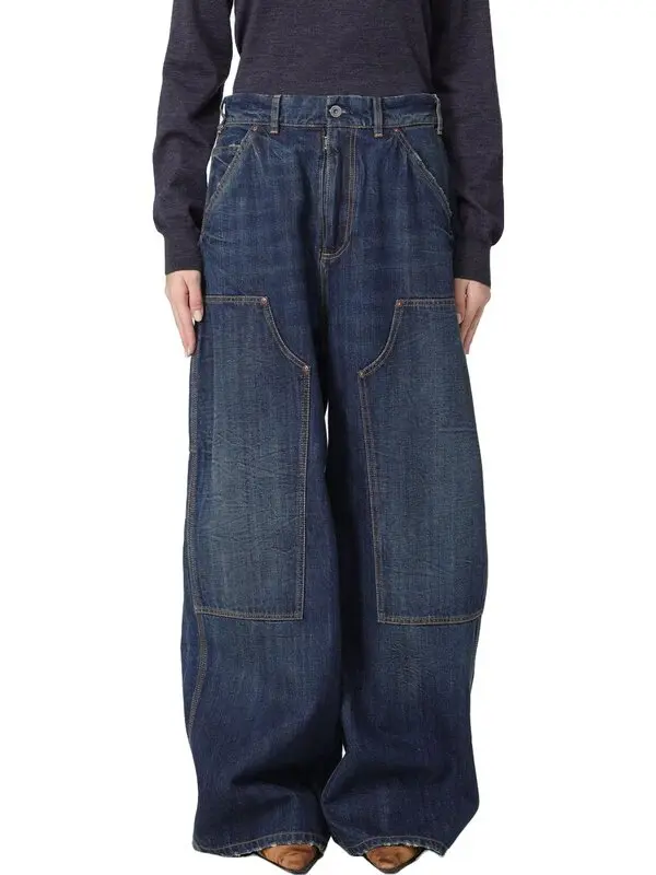 MAISON MARGIELA Wide Leg Jeans - Blue