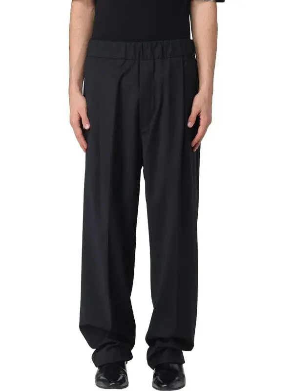 LANEUS Straight Leg Pants - Black