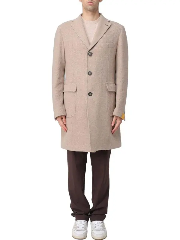 Tagliatore Tailored Overcoat - Beige