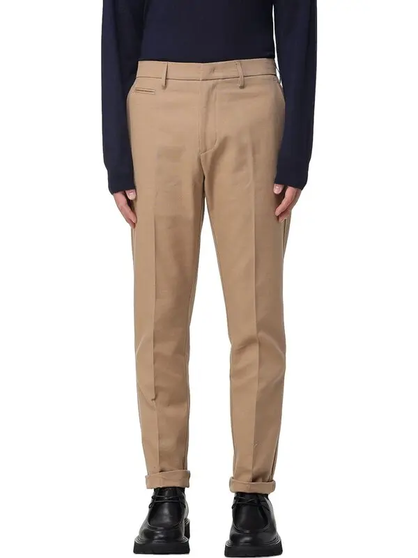 DONDUP Straight Leg Pants - Beige