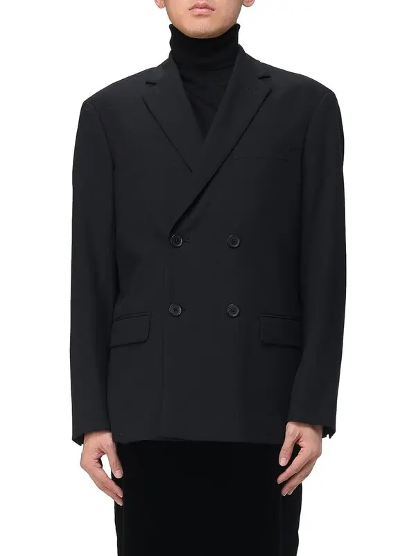 Armani Exchange Double Breasted Blazer - Black