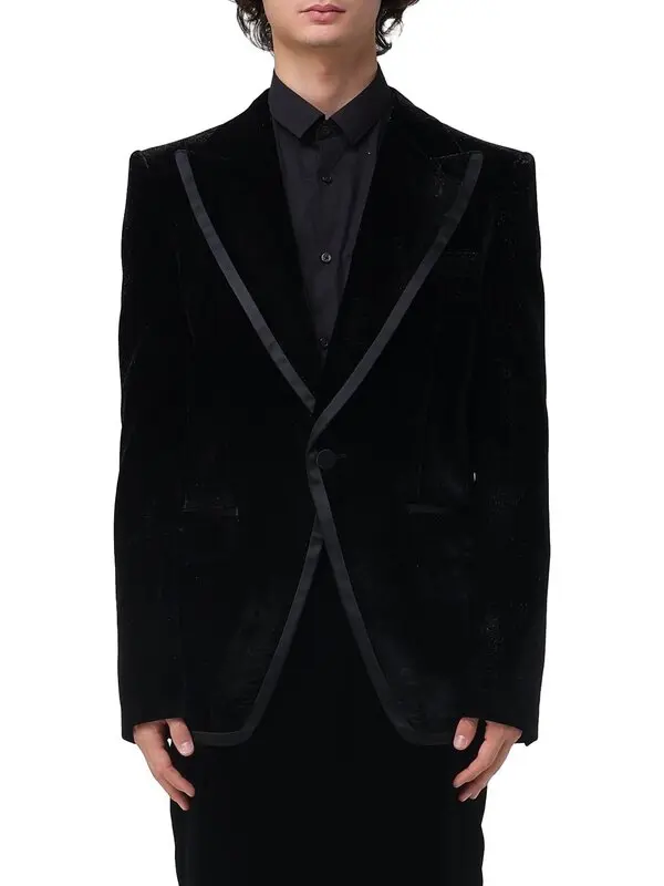 Dsquared2 Velvet Blazer - Black