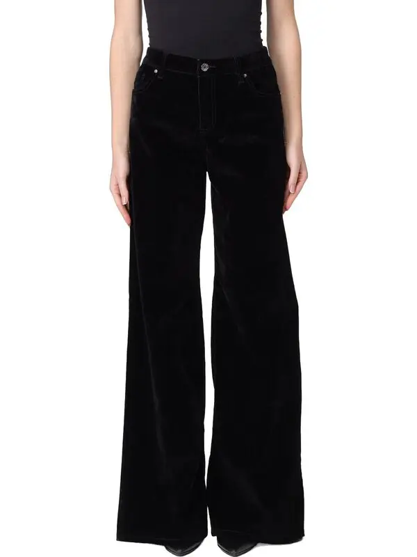 Armani Exchange Wide-leg Trousers - Black