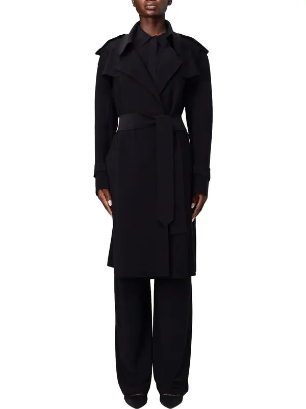 Norma Kamali Belted Jacket - Black