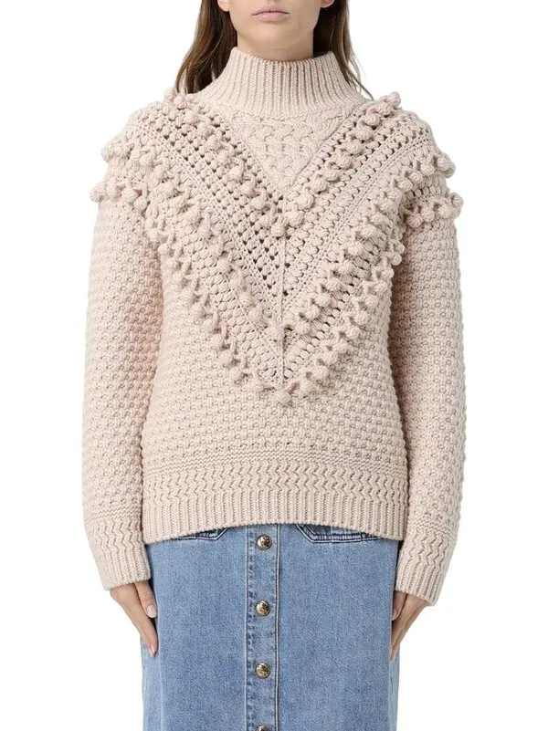 Zimmermann Textured Knit Sweater - Beige