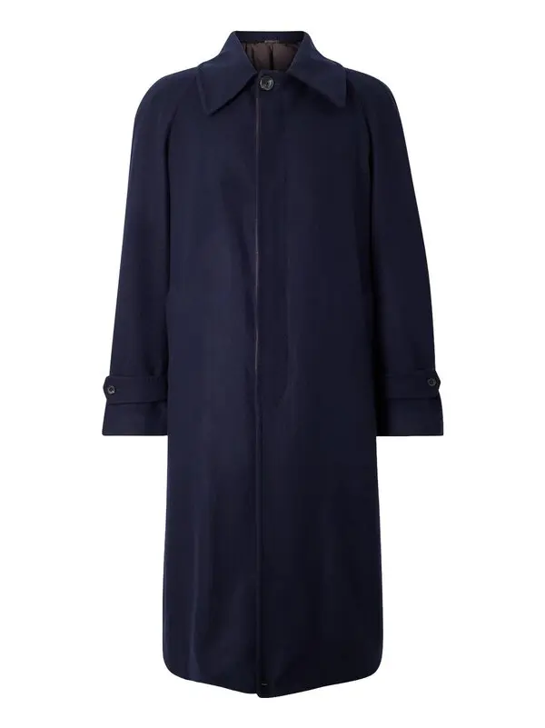 Rubinacci Cashmere Overcoat - Blue