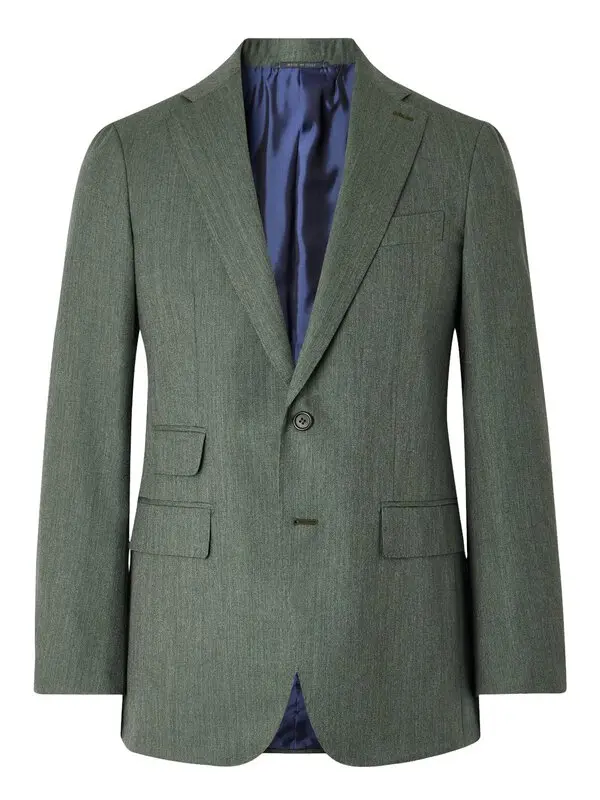 Sid Mashburn Kincaid No. 3 Wool Suit Jacket - Green