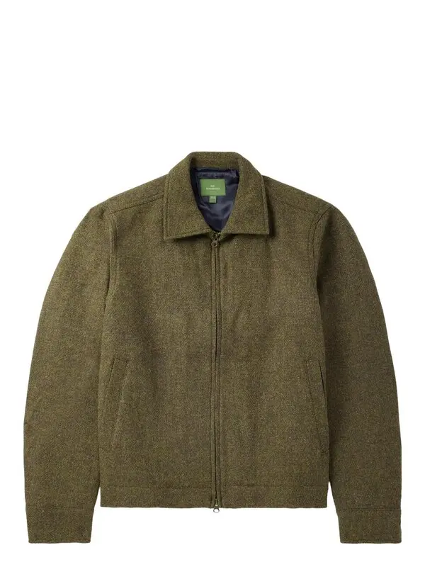 Sid Mashburn Scrambler Harris Wool-tweed Jacket - Green