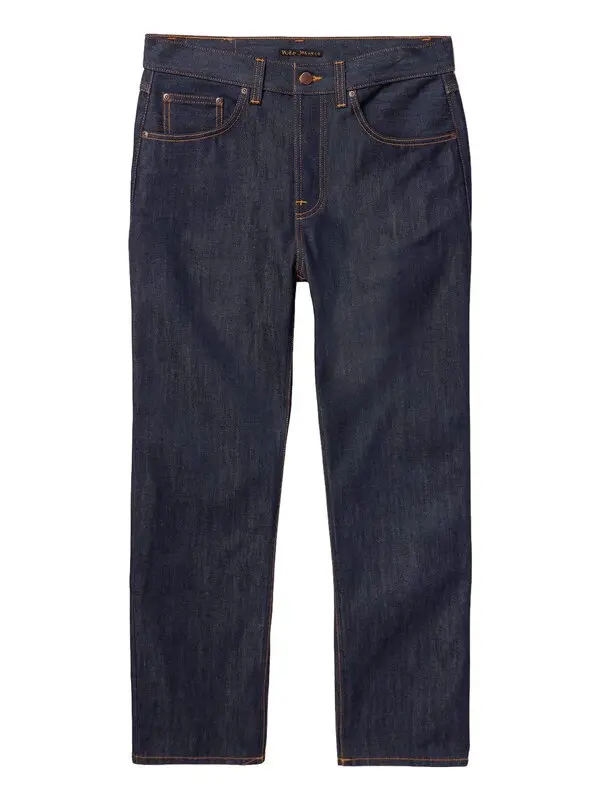 Nudie Jeans Tuff Tony Organic Straight-leg Jeans - Blue