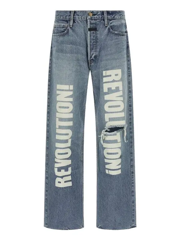 Fear Of God Cotton Jeans - Blue