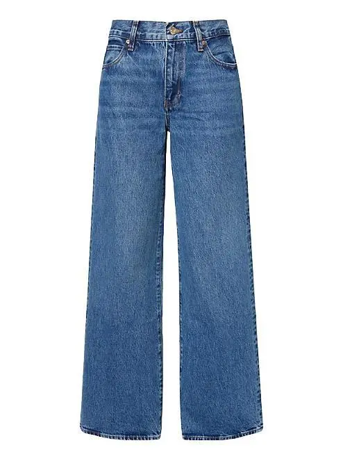 FRAME The Stroll Wide-leg Denim Jeans - Partridge