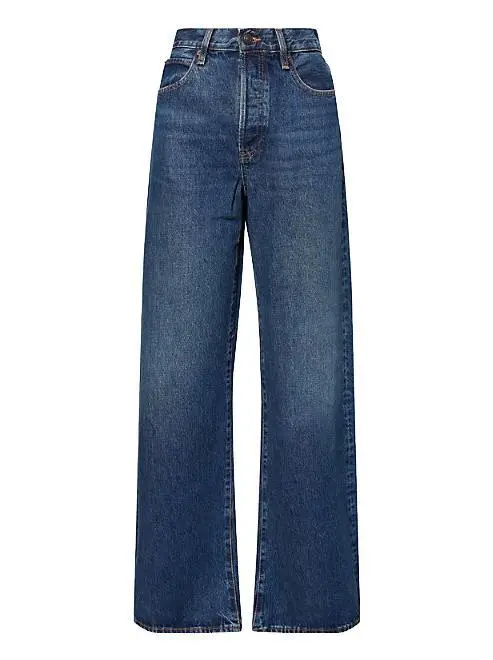 FRAME The Loose Wide-leg Denim Jeans - Detox