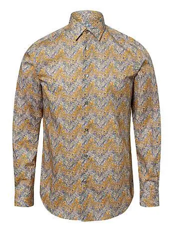 Paul Smith Liberty Floral-print Cotton Shirt - Blue