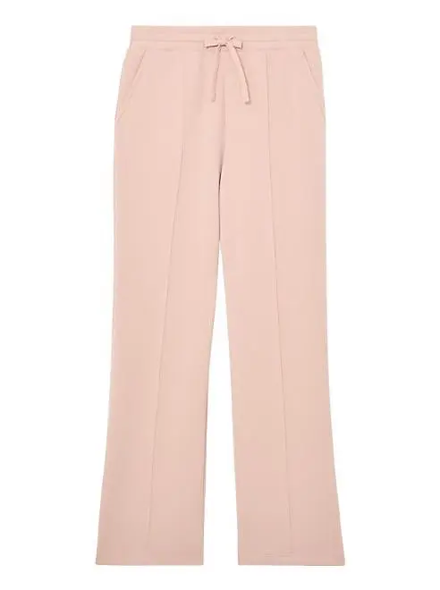 REISS Wide-leg Stretch-jersey Jogging Bottoms - Pale Pink