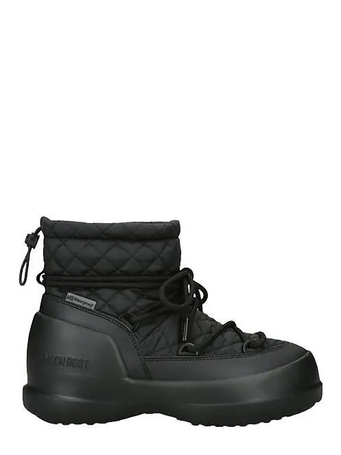 Moon Boot Mezzaluna Quilted Shell Boots - Black